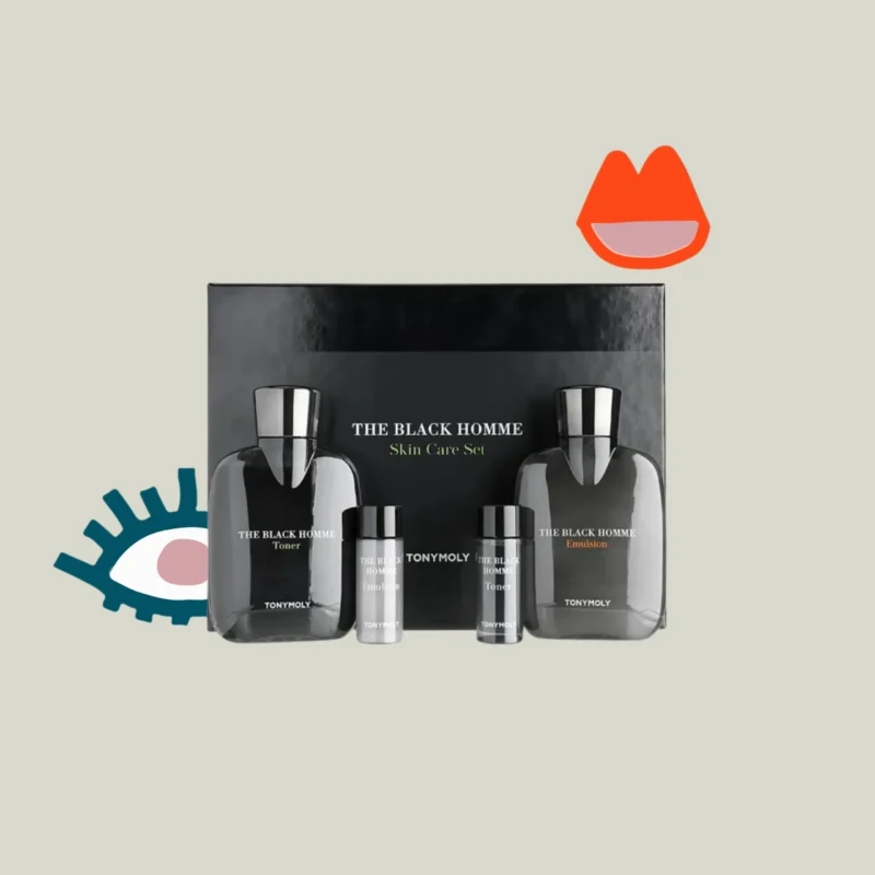 TONY MOLY – The Black Homme Skin Care Set [3 pcs] – Blue Beauty